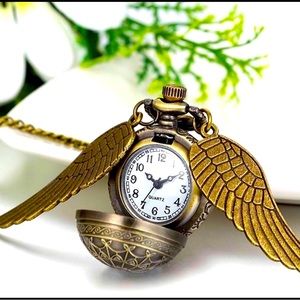 Warner Bros. | Jewelry | Harry Potter Golden Snitch Pocket Watch | Poshmark